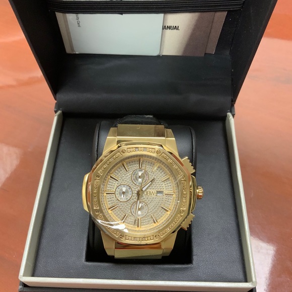 Accessories | Jbw Gold Saxon 1 Yr Mens Watch | Poshmark